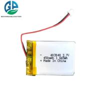 China Rechargeable 3.7V 450mAh Li Ion Battery Lipo Polymer KC 403040 for sale
