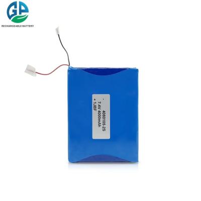 China 7.4V 4000mAh Li Ion Polymer Battery Pack for Medical Device Lipo Battery Pack 4080105 for sale
