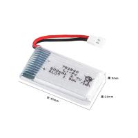 China UN38.3 Certified 3.7V 500mAh Lithium Polymer Battery Pack Rechargeable LiPo Battery for sale