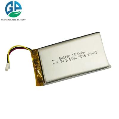 China High Temperature 1500mAh 3.7V Li Polymer Lipo Battery for Digital Devices for sale