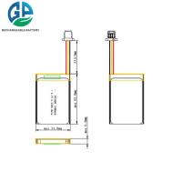 China High Temperature 1500mAh 3.7V Li Polymer Lipo Battery for Digital Devices for sale