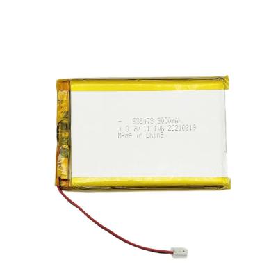 China 3.7V 3000mAh Customized Lithium Polymer Battery LiPo Rechargeable Battery for Home Appliances for sale