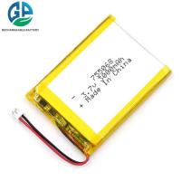 China KC Certified 755068 Model 3000mAh Lithium Polymer Battery Rechargeable Battery Pack for sale