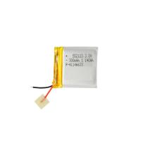 China 552123 3.7V 300mAh Lithium Polymer Battery with 500 Times Cycle Life for Toys and Electronics for sale