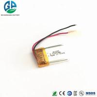 China 401525 Rechargeable Battery Pack 110mAh 3.7V KC IEC62133 Approved Lipo Lithium Polymer Battery for sale