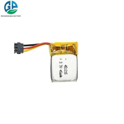 China Rechargeable 3.7V 45mAh Lithium Polymer Battery Pack with 500 Cycle Life for Beauty Devices for sale