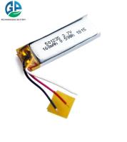 China Rechargeable 160mAh 3.7V Lipo Battery Pack KC IEC62133 Approved Lithium Polymer Battery for Toys for sale