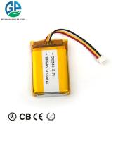China 552540 Rechargeable Lithium Polymer Battery 3.7V 540mAh KC IEC62133 Approved LiPo Battery Pack for sale