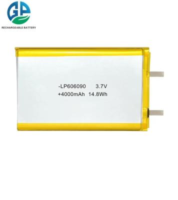 China 606090 Lithium Polymer Battery Pack 3.7V 4000mAh Rechargeable Lipo Battery for Beauty Devices for sale