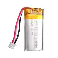 China OEM 3.7V 220mAh KC IEC62133 Approved Rechargeable Lithium Polymer Battery Pack for sale