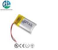 China 3.7V 230mAh Lithium Polymer Battery Pack with 500 Times Cycle Life for Beauty Devices for sale