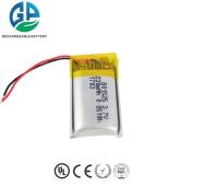 China 3.7V 230mAh Lithium Polymer Battery Pack with 500 Times Cycle Life for Beauty Devices for sale