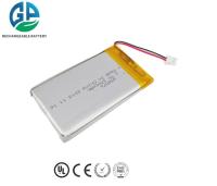 China IEC62133 Approved 3.7V 3700mAh Lithium Polymer Battery Pack High Capacity LiPo Battery for Laptop for sale