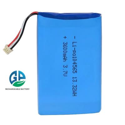 China 104565 3.7v 3600mah Li Polymer Battery For Power Bank Electronics for sale