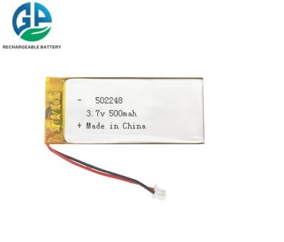 China Iec62133 502248 Li Polymer Battery Cell 1.85wh 3.7v 500mah for sale