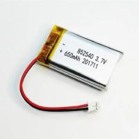 China 3.7V 650mAh 500times Rechargeable Lithium Polymer Battery LiPo Battery for Digital Products for sale