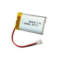 China 3.7V 650mAh 500times Rechargeable Lithium Polymer Battery LiPo Battery for Digital Products for sale