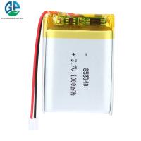 China 853040 3.7 Volt Rechargeable Battery Pack 1000mah for sale