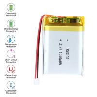 China 3.7V 1000mAh KC IEC62133 Approved Rechargeable Battery Pack Lipo Battery Pack for sale