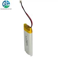 China 3.7V 500mAh Lithium Polymer Battery Pack with 500times Cycle Life Rechargeable Lipo Battery for sale