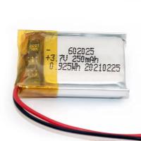 China 3.7V 500mAh Lithium Polymer Battery Pack with 500times Cycle Life Rechargeable Lipo Battery for sale