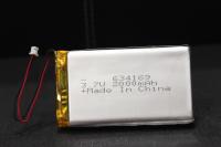 China 634169 3.7V 2000mAh Lithium Polymer Battery with 500 Cycles for Power Tools and Consumer Electronics for sale
