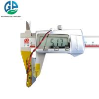 China 3.7V 650mAh 500times Rechargeable Li Polymer Battery for Sweeping Robot for sale