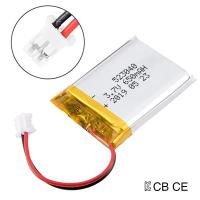 China 3.7V 650mAh 500times Rechargeable Li Polymer Battery for Sweeping Robot for sale