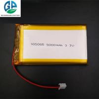China 3.7V 5000mAh Custom Lithium Polymer Battery 105085 Size Rechargeable LiPo Battery for sale