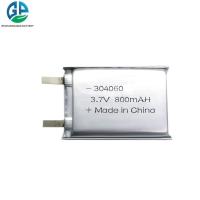 China 3.7V 800mAh 304060 Lithium Polymer Battery Pack with 500times Cycle Life for Beauty Devices for sale