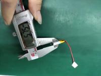 China 602020 Rechargeable Lithium Polymer Battery 3.7V 180mAh with 500 Times Cycle Life for sale