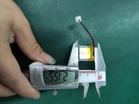 China 602020 Rechargeable Lithium Polymer Battery 3.7V 180mAh with 500 Times Cycle Life for sale