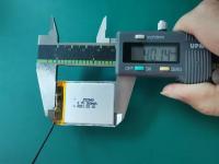 China IEC62133 Approved 3.7V 260mAh 252940 Lithium Polymer Battery Pack LiPo Rechargeable Battery for sale