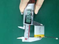 China 3.7V 800mAh 500times Rechargeable Li Polymer Battery for Digital Products for sale