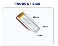 China IEC62133 Approved 3.7V 450mAh Li Ion Battery Pack for Smart Home Devices for sale