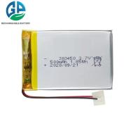 China KC Certified 3.7V 500mAh Lithium Polymer Battery Rechargeable LiPo Battery for Beauty Devices for sale