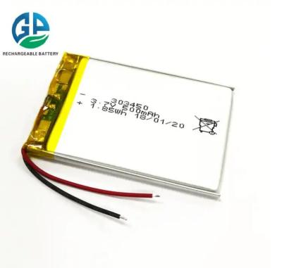 China Li Polymer KC Rechargeable 3.7V 500Mah 520Mah Lithium Ion Batteries 303450 3C Digital Electronic Battery for sale