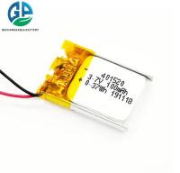 China KC Approved 401520 3.7V 100mAh Rechargeable Lithium Polymer Battery with PCB and JST PH2.0 Connector for sale