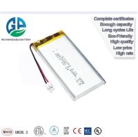China Rechargeable 603060 1250mAh 3.7V Polymer Lithium Battery Pack KC IEC62133 Approved for sale