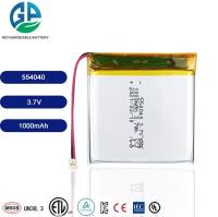 China KC CB IEC62133 Approved 3.7V 1000mAh Lithium Polymer Rechargeable Battery for Beauty Devices for sale