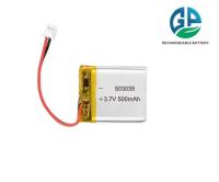 China KC CB IEC62133 Approved 503035 Model 500mAh Capacity Lithium Polymer Lipo Battery for sale
