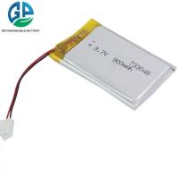 China KC IEC62133 Approved 753048 3.7V 1100mAh Lipo Battery Pack Li-Polymer Rechargeable Battery for sale