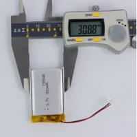 China KC IEC62133 Approved 753048 3.7V 1100mAh Lipo Battery Pack Li-Polymer Rechargeable Battery for sale