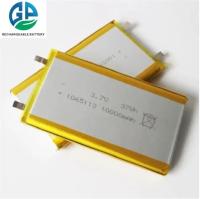 China 1065113 3.7V 10000mAh Li Polymer Battery Rechargeable KC Approved Lithium Polymer Battery for sale