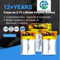 China KC Approved IEC62133 Certified 500 Times Cycle Life Lithium Polymer Battery Pack 3.7V 1000mAh for sale