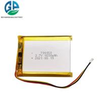 China KC IEC62133 Approved 704050 3.7V 1600mAh Rechargeable Polymer Lithium Lipo Battery Pack for sale