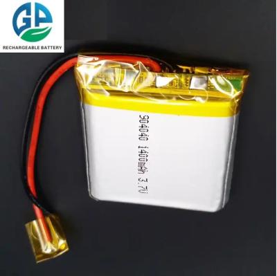 China UN38.3 3.7v 1400mah Li Polymer Battery  904040 Lithium Polymer Battery Pack KC CB IEC62133 Approved for sale