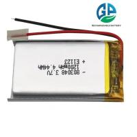China KC Approved Lipo Battery 803048 3.7V 1200mAh 4.44wh Rechargeable Li-Polymer Battery for sale