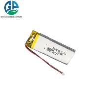 China KC Approved 3.7V 500mAh Lithium Polymer Battery Rechargeable Li-Polymer Battery Pack for sale