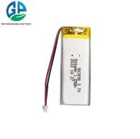 China KC Approved 3.7V 500mAh Lithium Polymer Battery Rechargeable Li-Polymer Battery Pack for sale